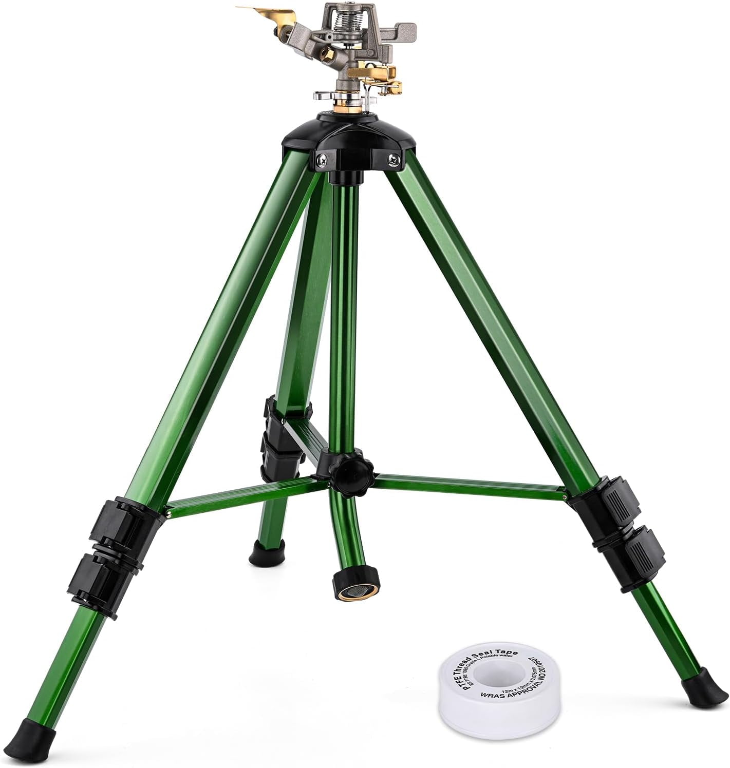 Tripod Sprinklers for Yard, Lawn Sprinkler with 360 Degree Large Area ...