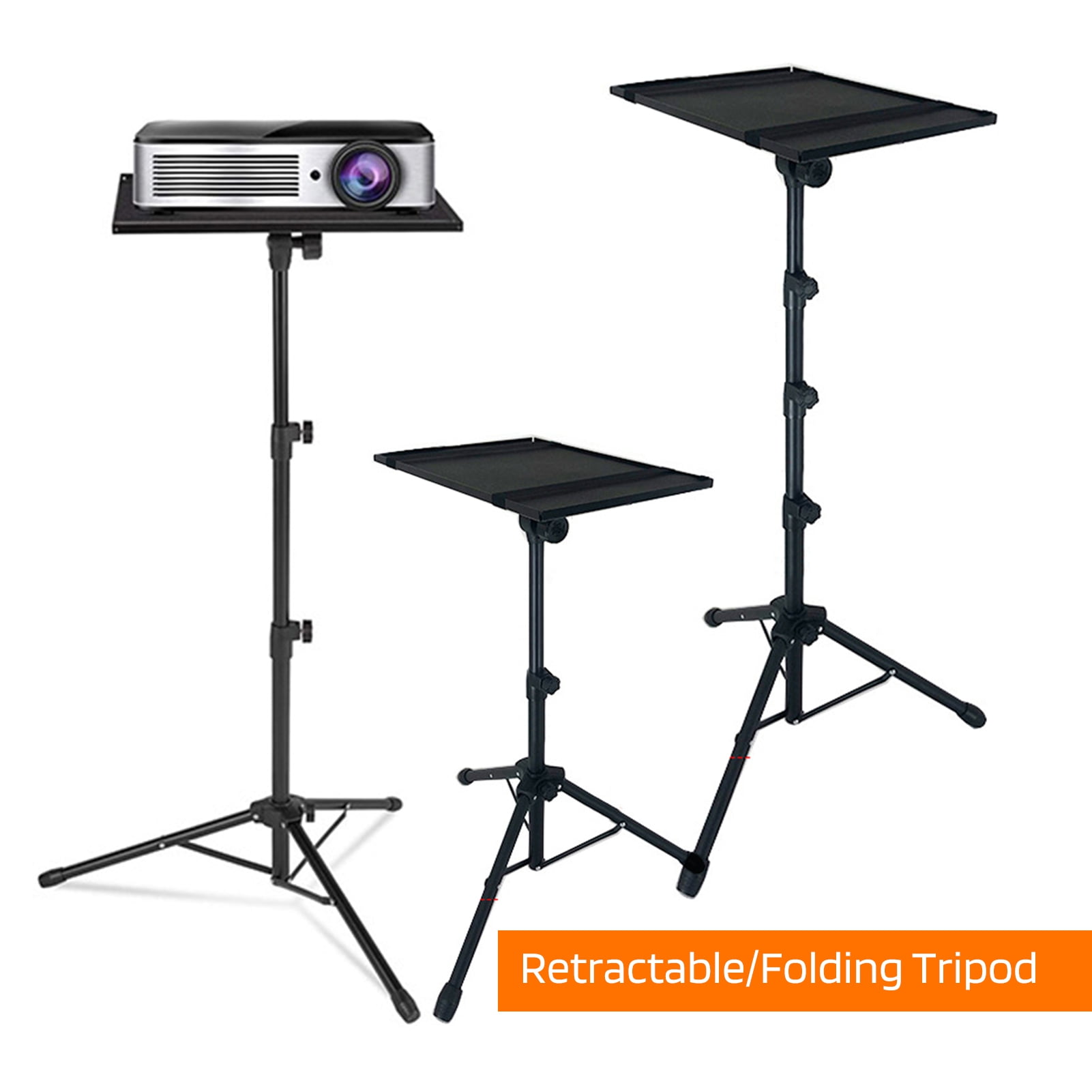 Tripod Stand for Projector and Laptop – Adjustable Height from 3ft to 5 ...