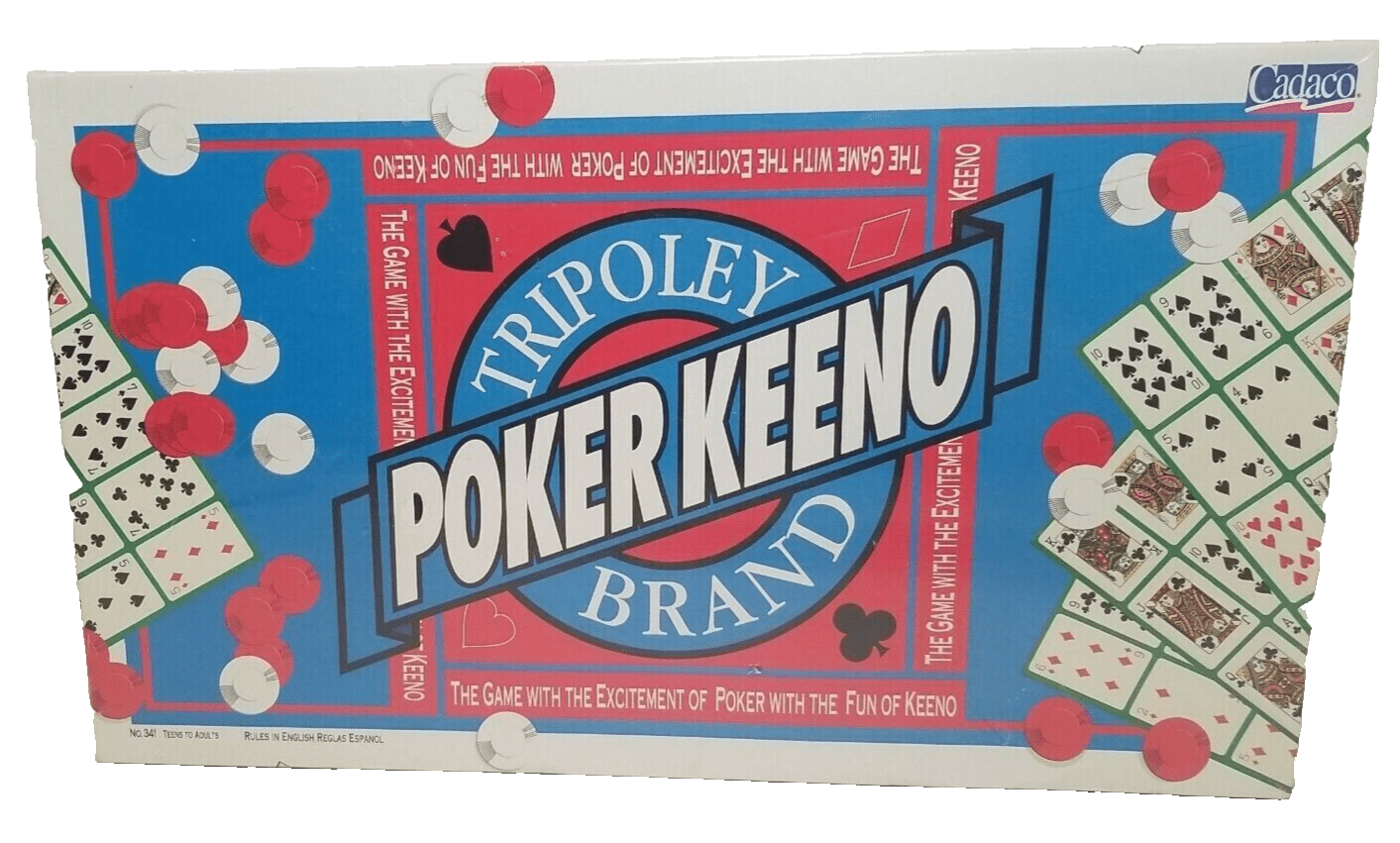 Tripoley Brand Poker Keeno Board Game - Walmart.com