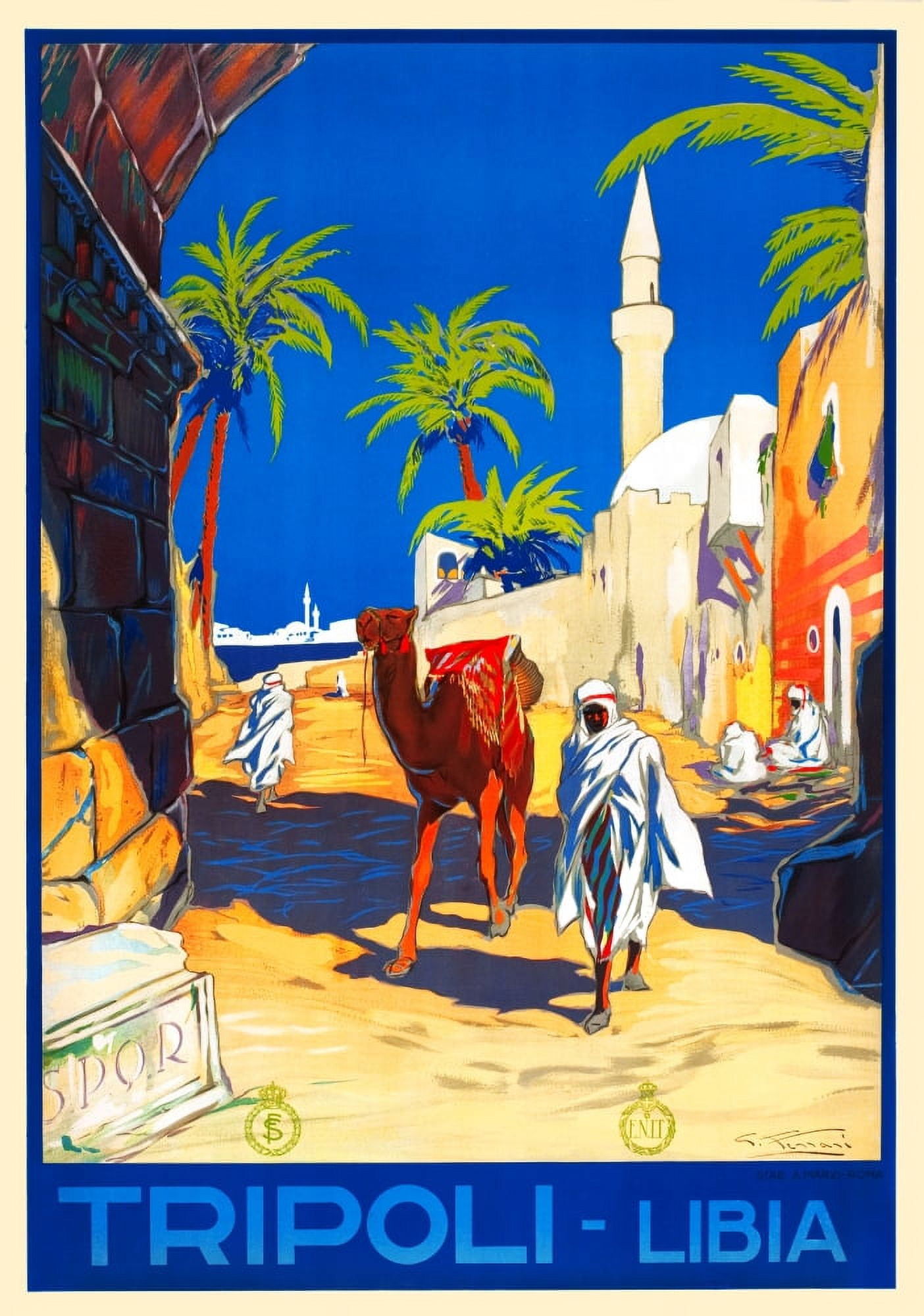 Tripoli, Libya Poster Print by Fennari (?) (24 x 36) - Walmart.com