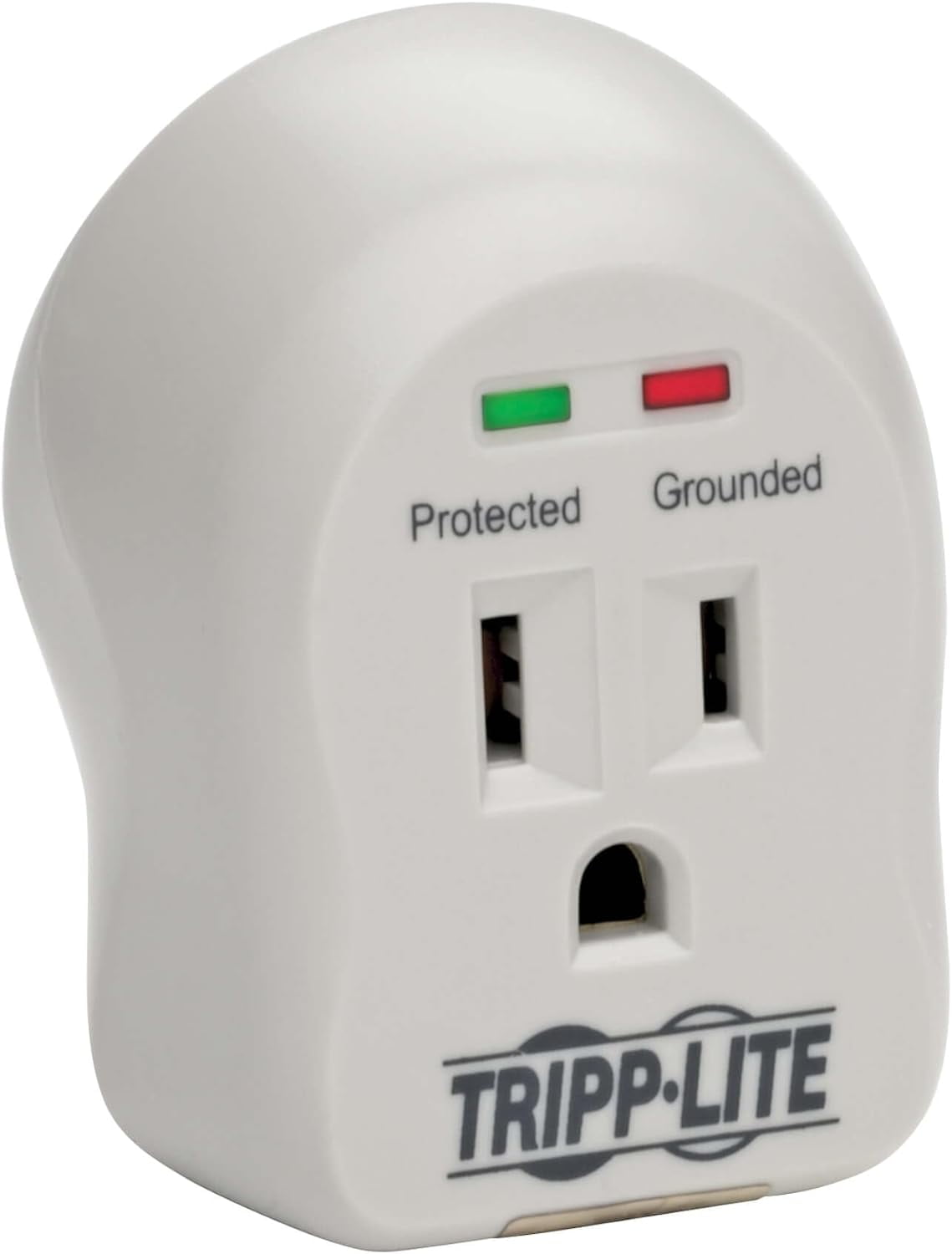 Tripp Lite 1 Outlet Portable Surge Protector Power Strip, Direct Plug ...
