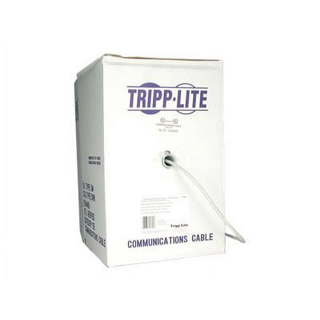 Tripp Lite 1000ft Cat5e 350MHz Bulk Stranded-Core PVC Cable - Gray ...