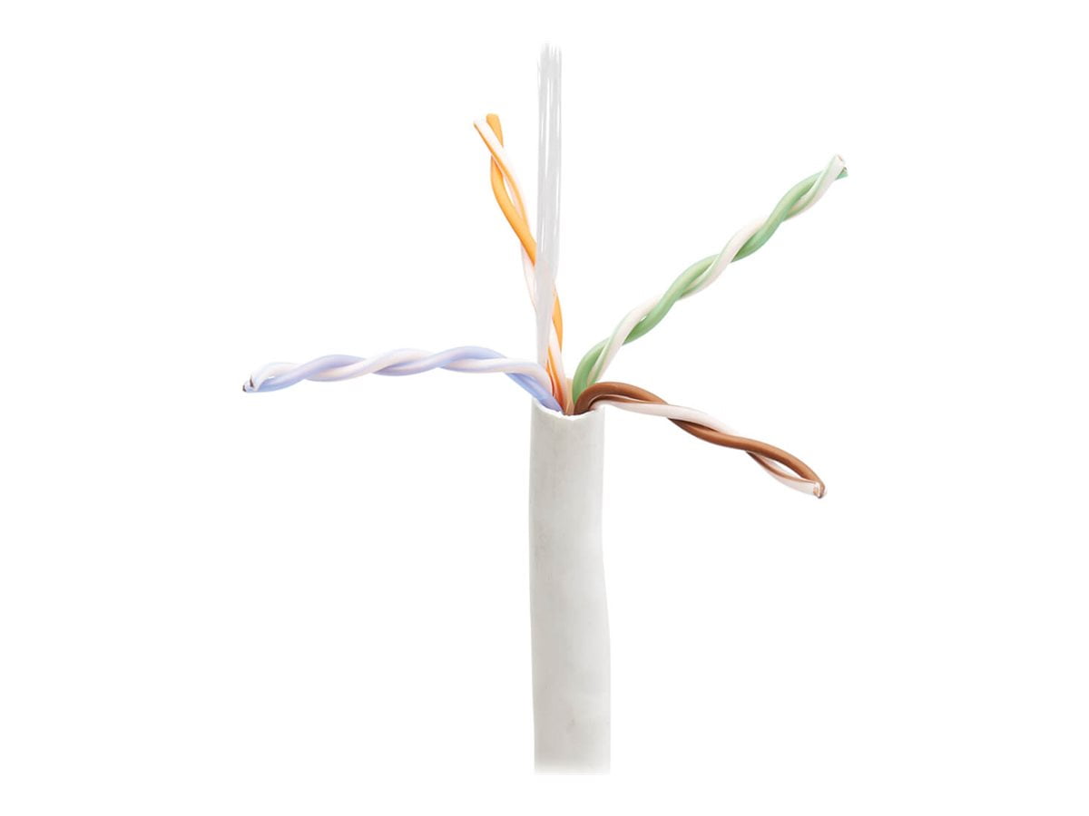 Tripp Lite 1000ft Cat6 Bulk Ethernet Patch Cable Plenum White ...