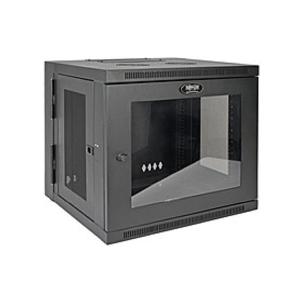Tripp Lite 10U Wall-Mount Rack Enclosure Server Cabinet, Hinged Back ...
