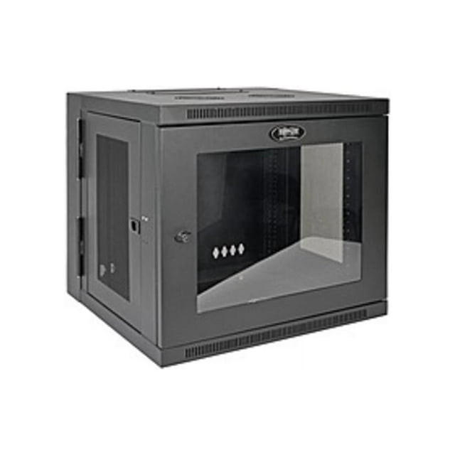 Tripp Lite 10U Wall-Mount Rack Enclosure Server Cabinet, Hinged Back ...