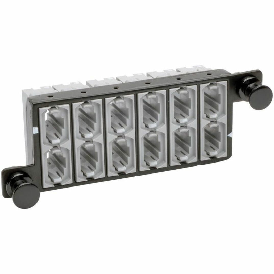 Tripp Lite 12-Fiber Patch Panel MTP/MTO x 12 40Gb Pass Through Cassette ...