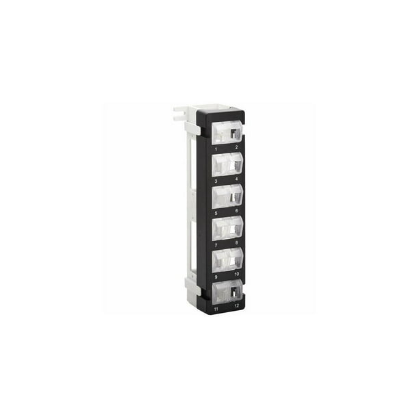 Tripp Lite 12-Port Wall-Mount Patch Panel for UTP Keystone Jacks ...