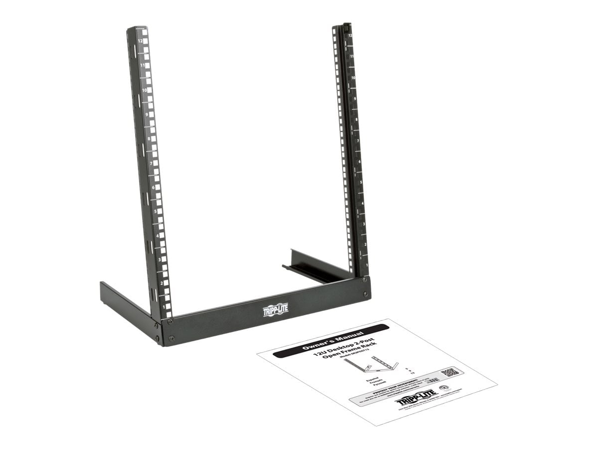 Tripp Lite 12U 2 Post Open Frame Desktop Rack Server Cabinet Free ...