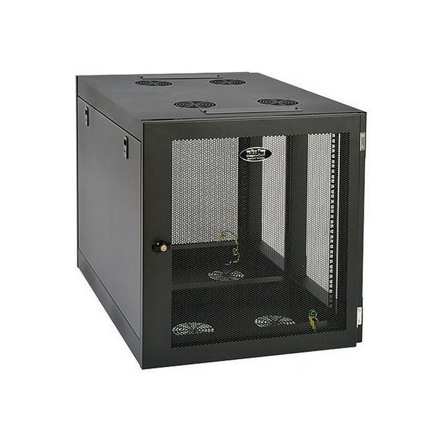 Tripp Lite 12U Wall-Mount Rack Enclosure Cabinet, Heavy-Duty Side-Mount ...