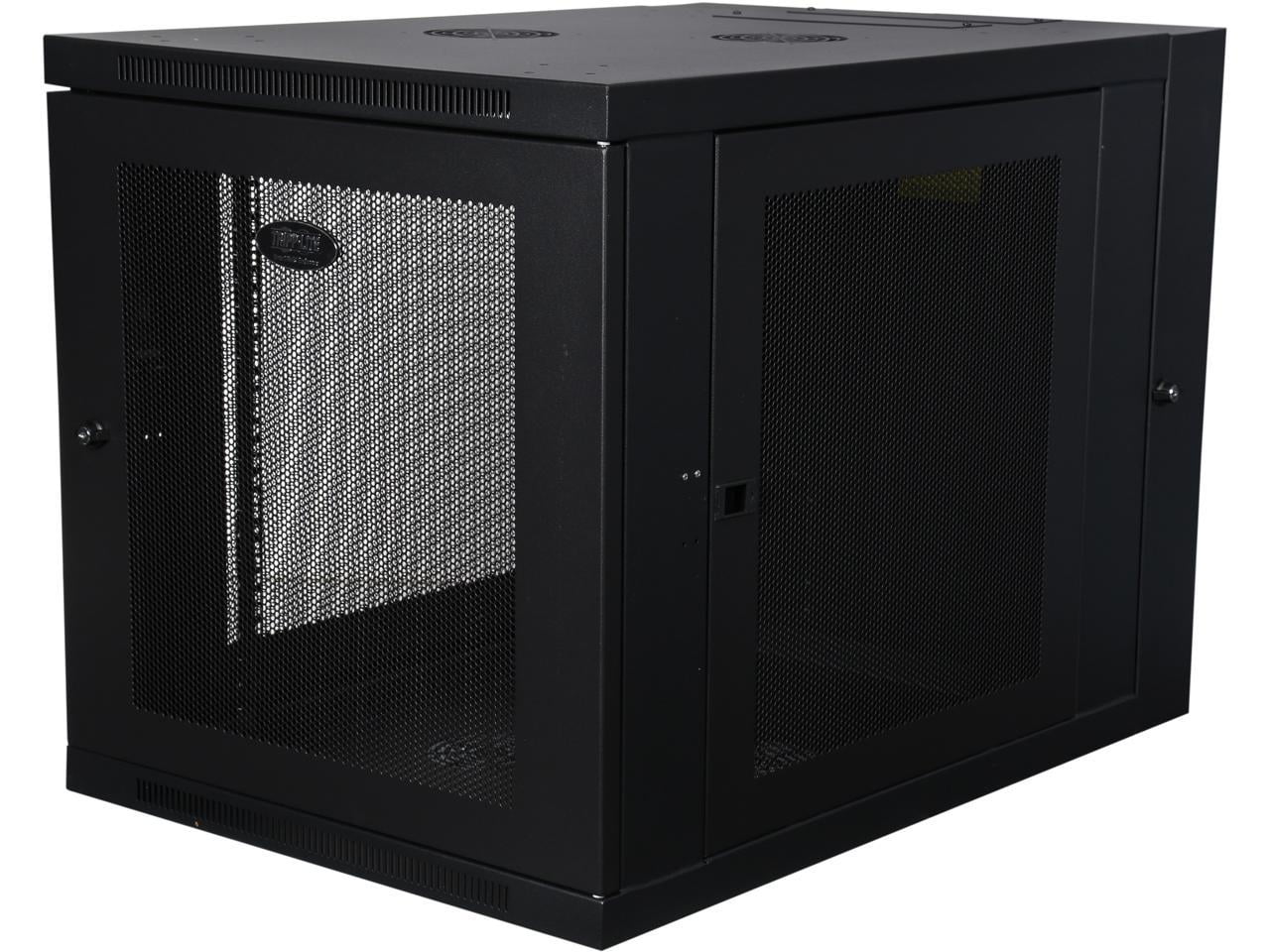 Tripp Lite 12U Wall-Mount Rack Enclosure Cabinet, Hinged Back, Server ...