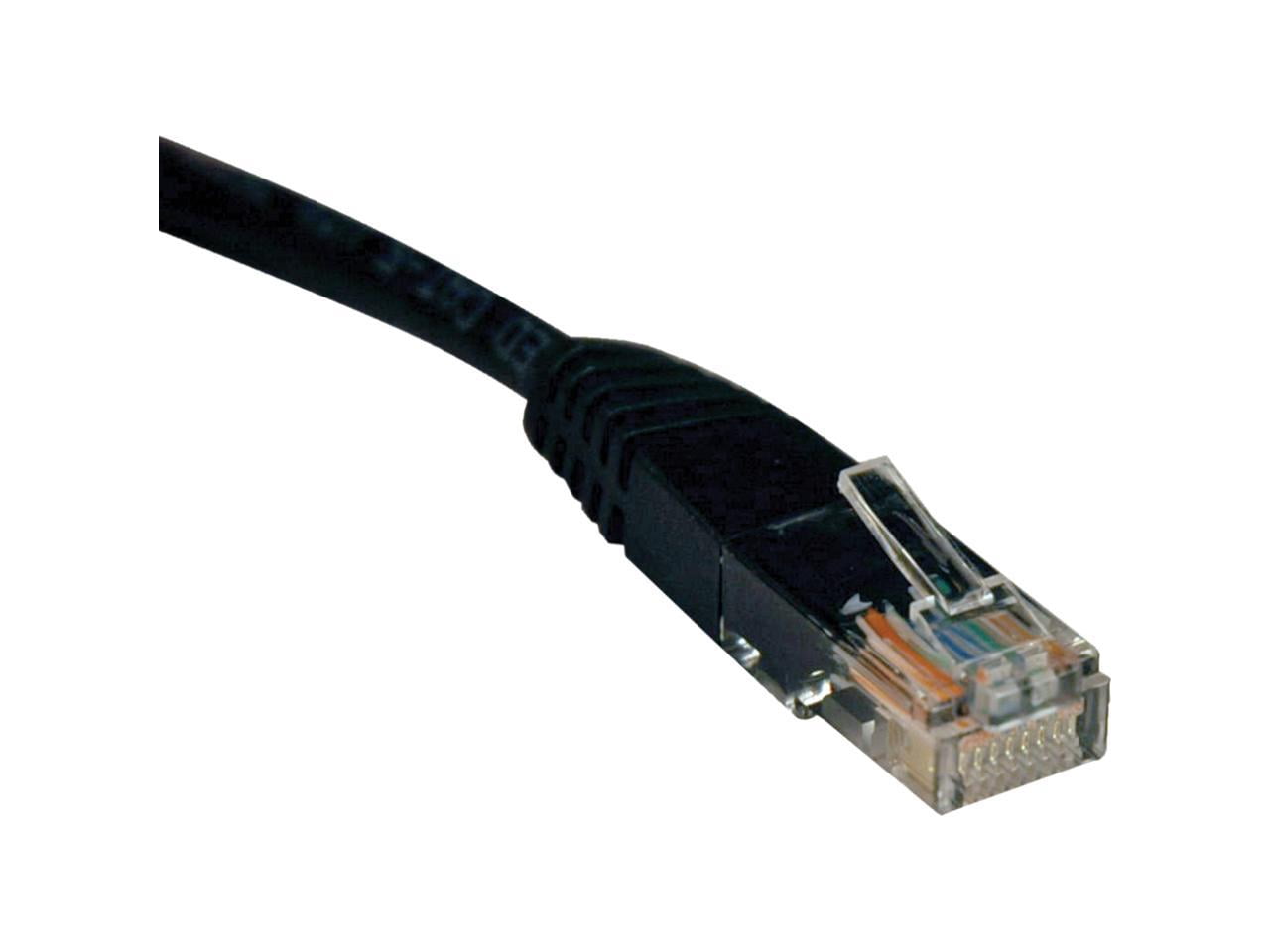 Tripp Lite 15-ft. Cat5e 350MHz Molded Cable (RJ45 M/M) - Black ...