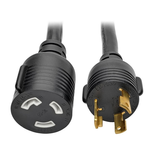 Tripp Lite 15 ft. Heavy Duty Power Extension Cord 30A 10 AWG L5-30P L5-30R (P046-015-LL-30A ...
