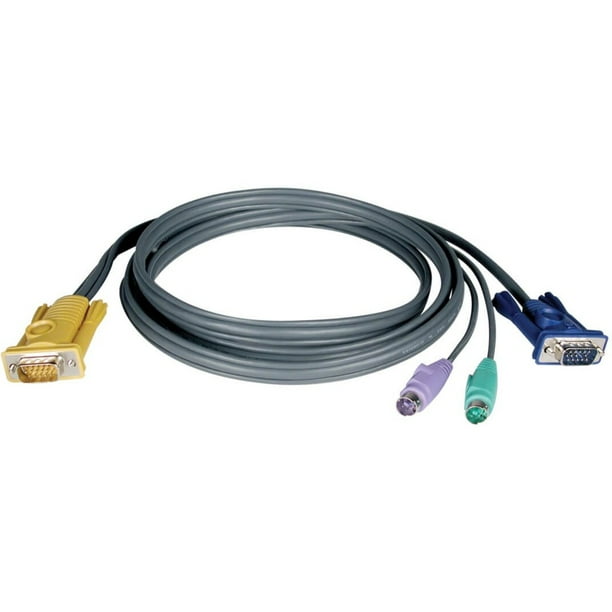Tripp Lite 15ft PS/2 (3-in-1) Cable Kit for NetDirector KVM B020 & B022 ...