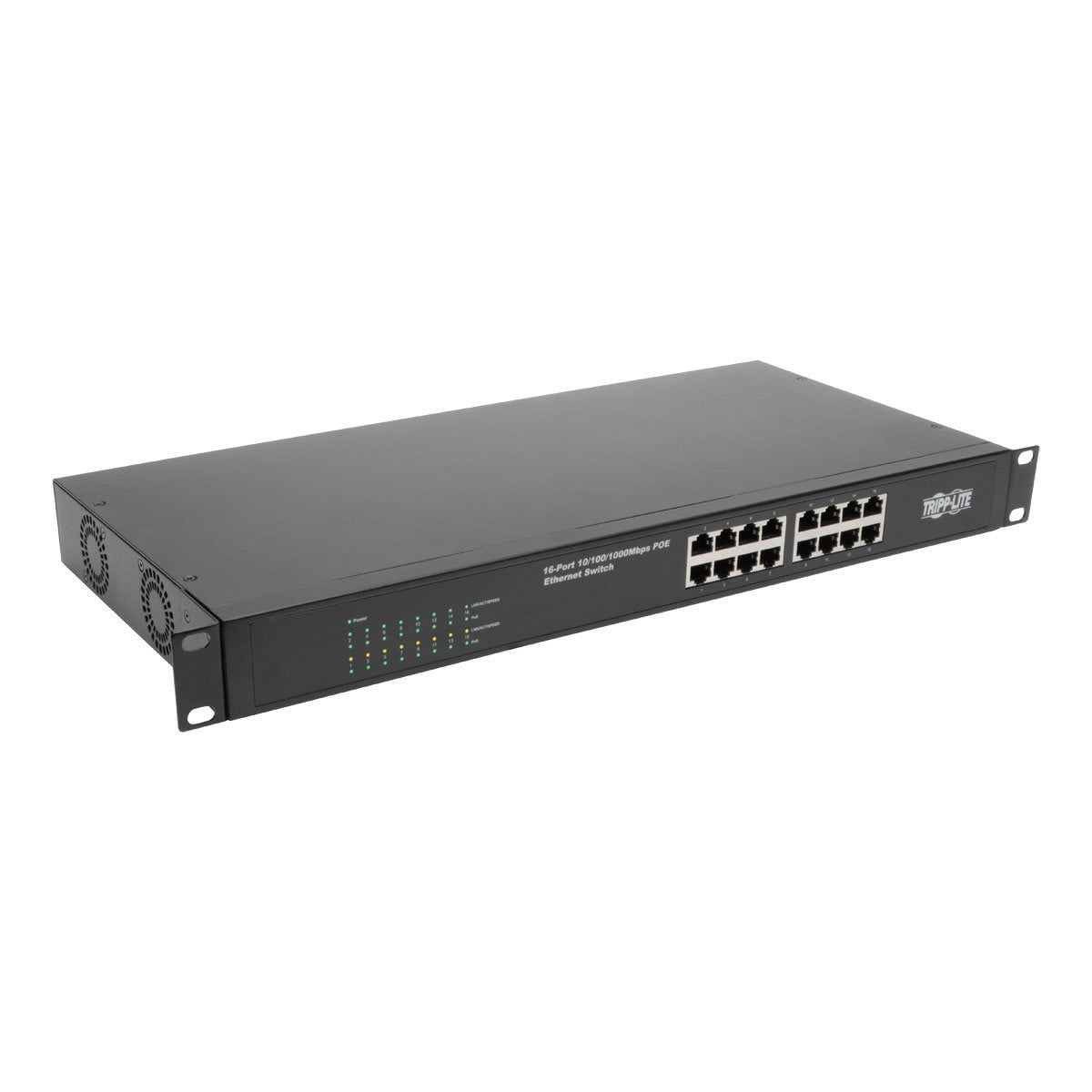 Tripp Lite 16-Port 10/100/1000 Mbps 1U Rack-Mount/Desktop Gigabit ...