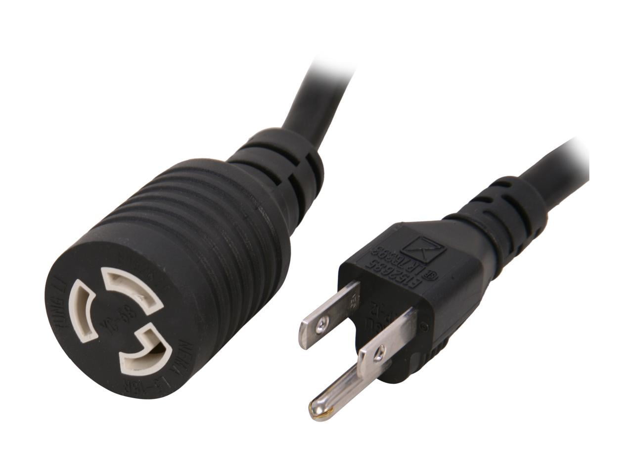 Tripp Lite 1ft Power Cord Extension Cable 5-15P to 5-15R Heavy Duty 15A ...