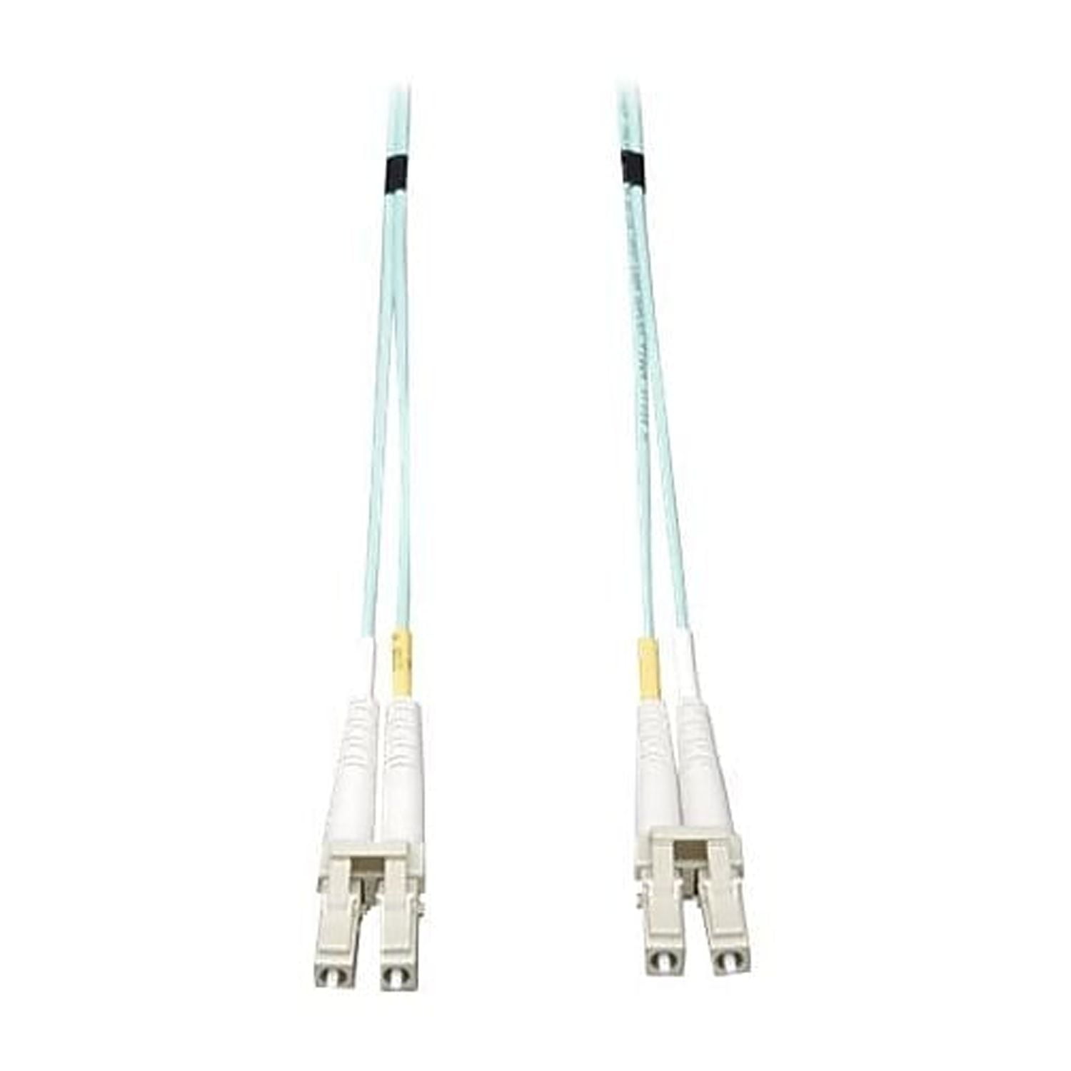 Tripp Lite 1m 10Gb Duplex Multimode 50/125 OM3 LSZH Aqua Fiber Patch ...