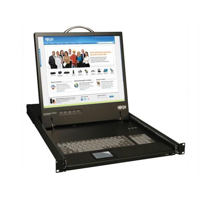 Tripp Lite 1u Rackmount Kvm Console With 19 Monitor-touchpad-keyboard ...