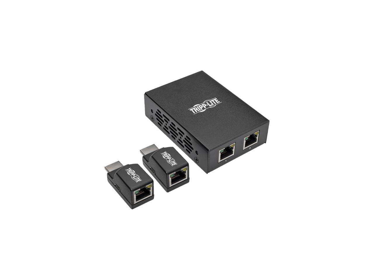 Tripp Lite 2-Port HDMI Over Cat5 Cat6 Extender Kit Power Over Cable ...
