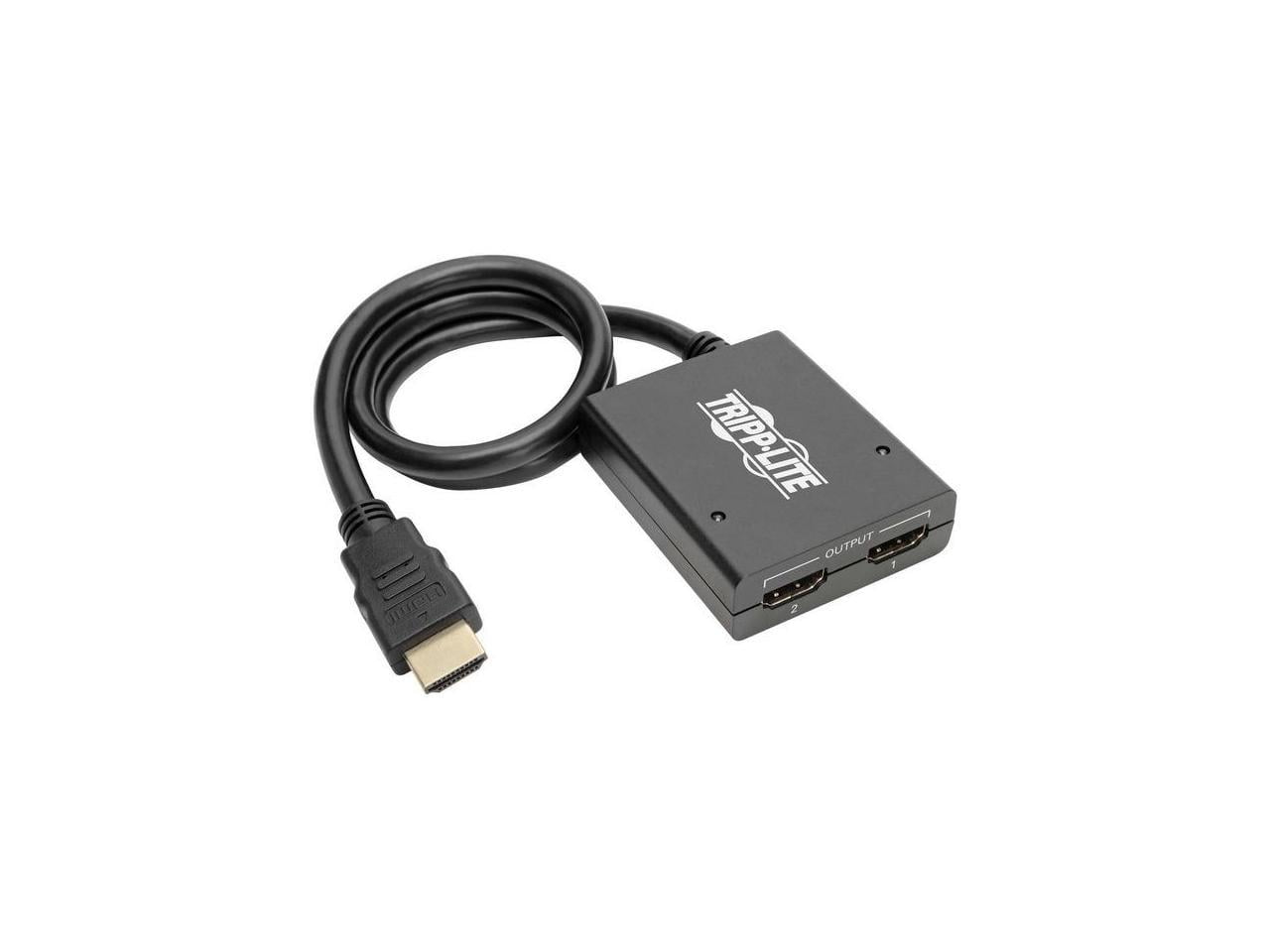 Tripp Lite 2-Port HDMI Splitter - UHD 4K, International AC Adapter ...