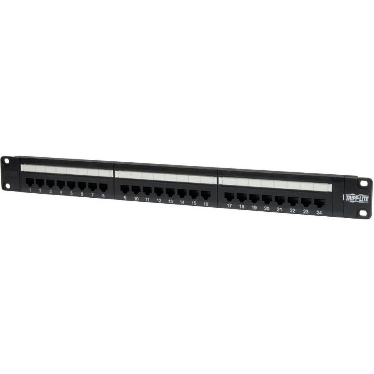 Tripp Lite 24-Port Cat5e Cat5 Rackmount Patch Panel 568B 110 Punch 1URM ...
