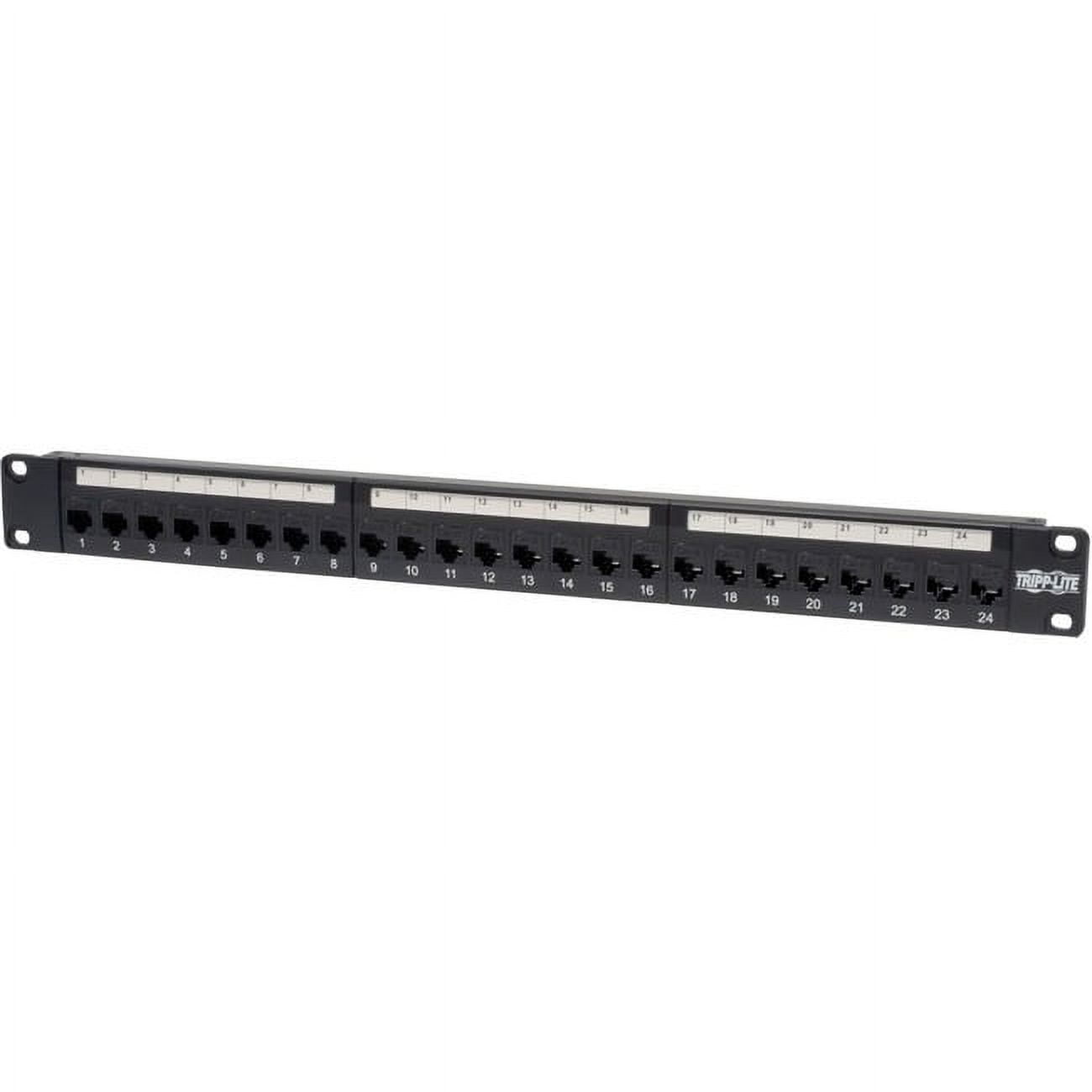 Tripp Lite 24-Port Cat6 Cat5 Patch Panel Feed Through Rackmount 568A/B ...