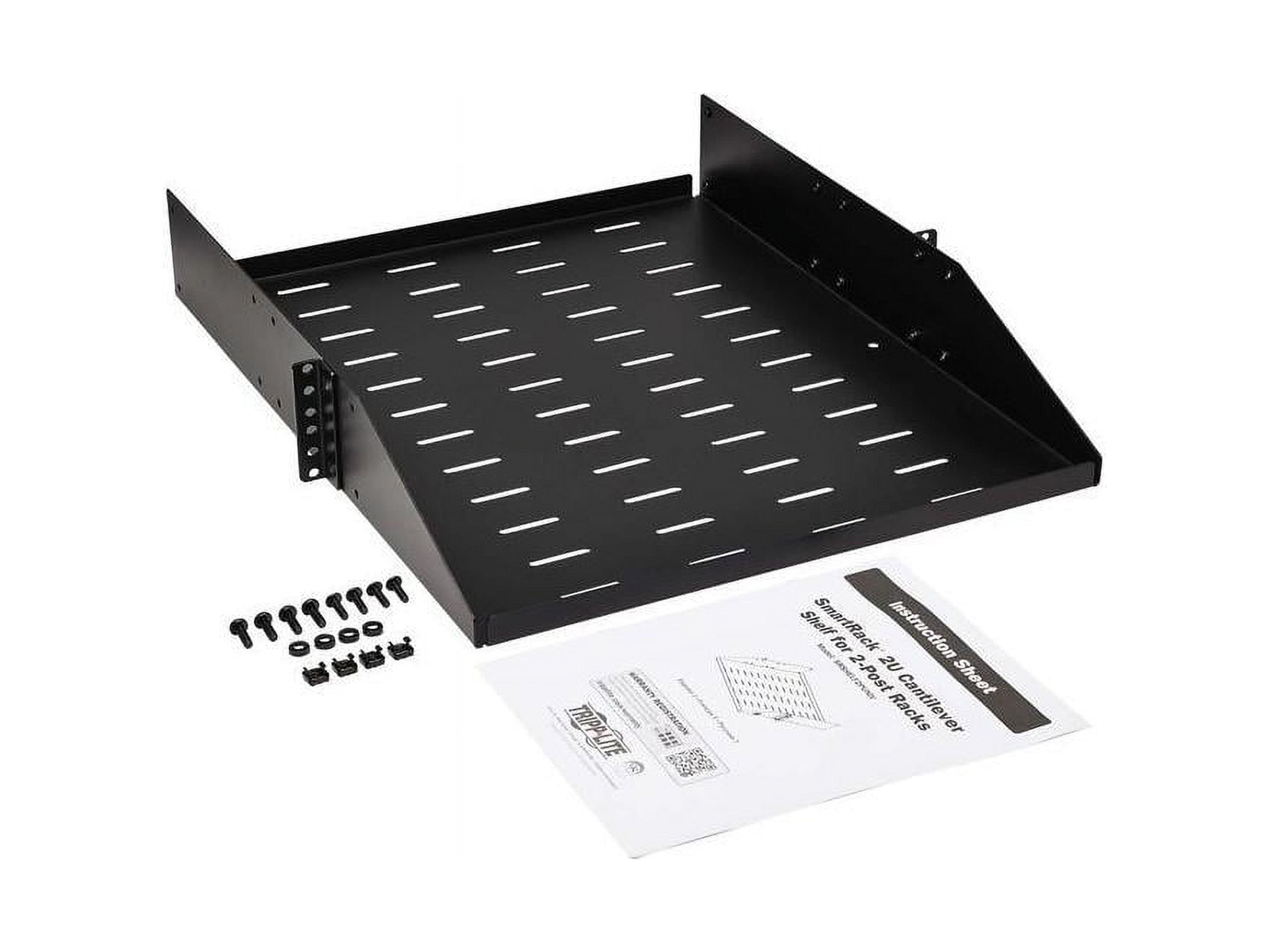 Tripp Lite 2U SmartRack Universal-Mount Steel Vented Rack Shelf ...