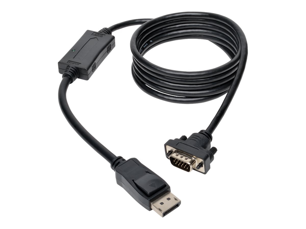 Tripp Lite 3ft DisplayPort with Latches to Active VGA Cable (M/M ...