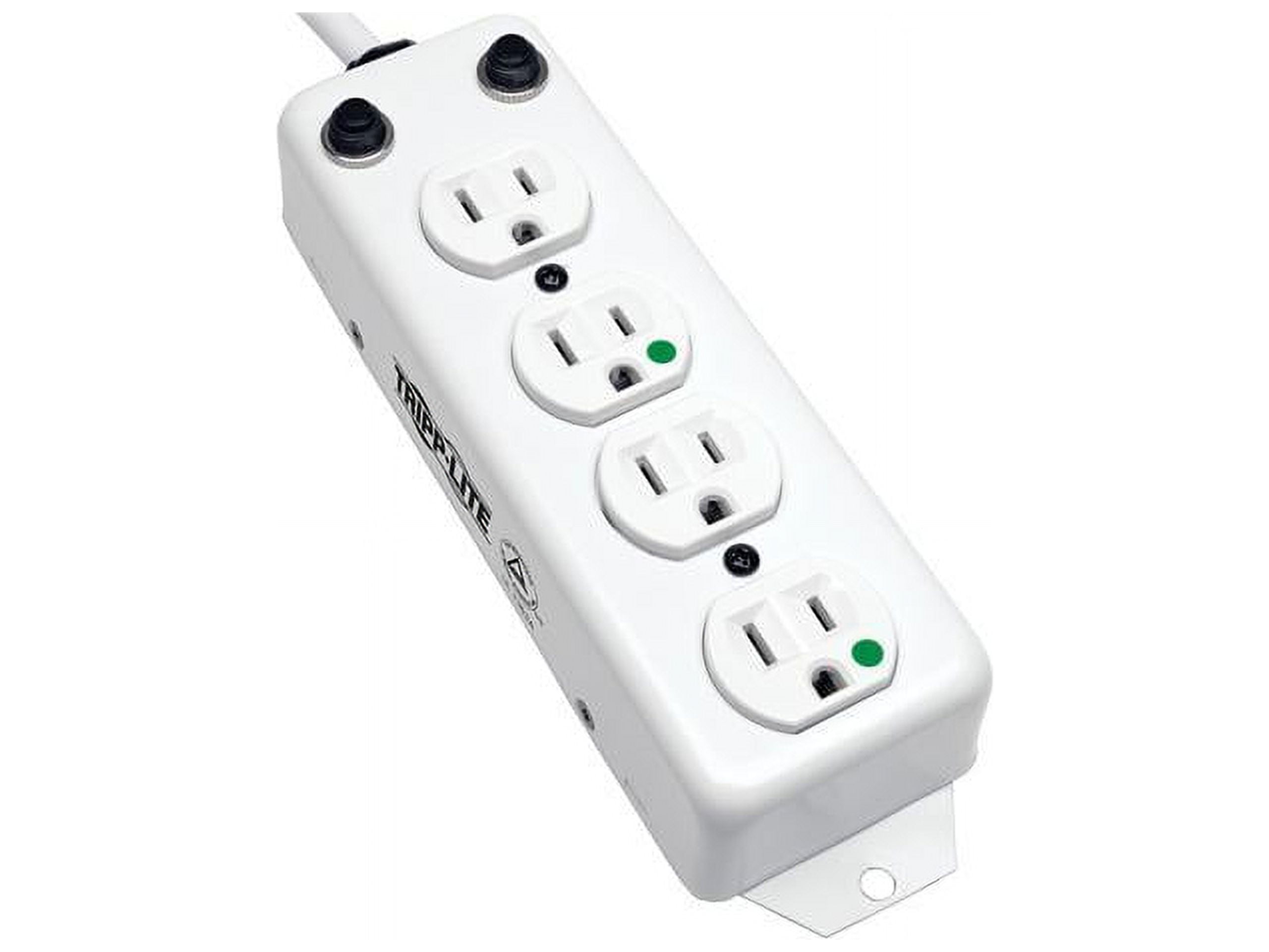 Tripp Lite 4-Outlet Medical-Grade Power Strip for Patient-Care Areas ...