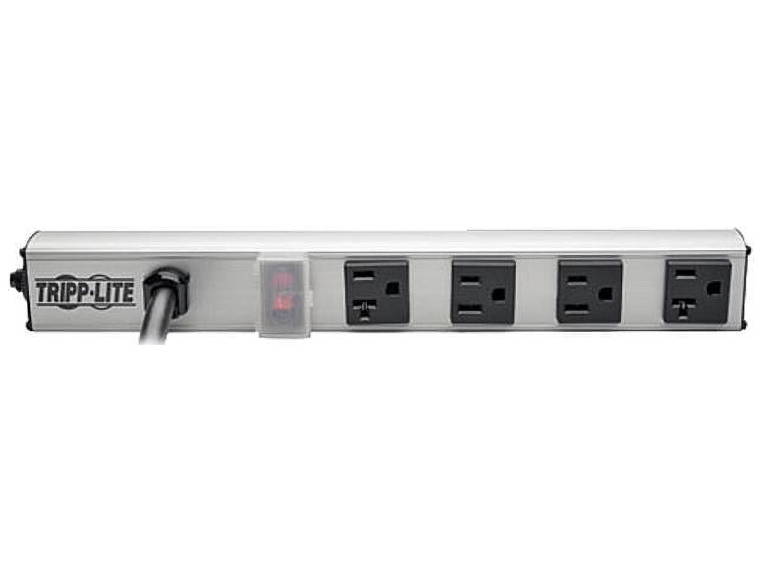 Tripp Lite 4-Outlet Power Strip, 120V, 15A, 15 Feet Cord, 5-20P, 12.00 ...