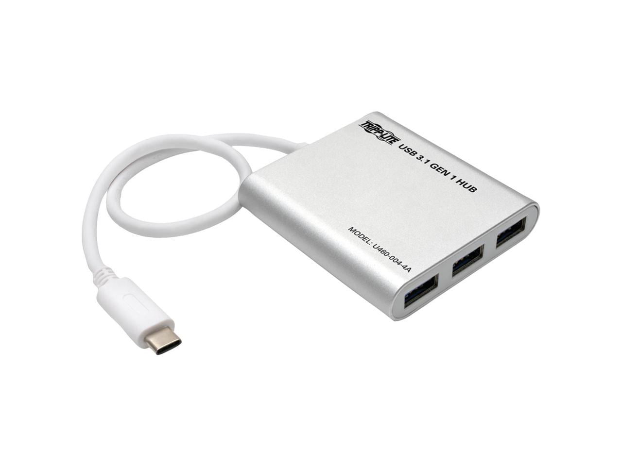 Tripp Lite 4-Port Portable USB 3.1 Gen 1 USB Type-C USB-C Hub Tablet ...
