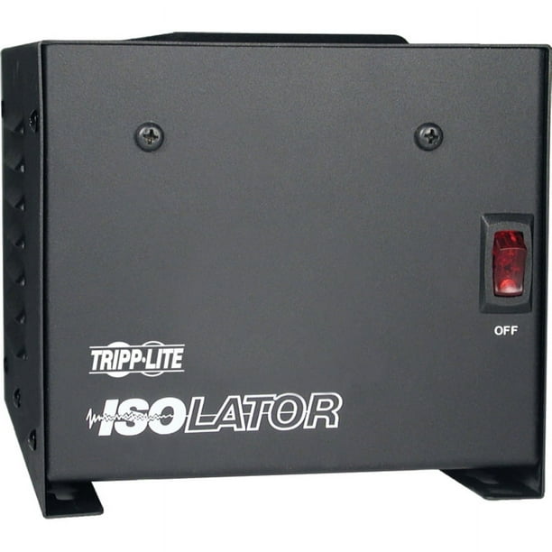 Tripp Lite 500W Isolation Transformer with Surge 120V 4 Outlet 6ft Cord ...