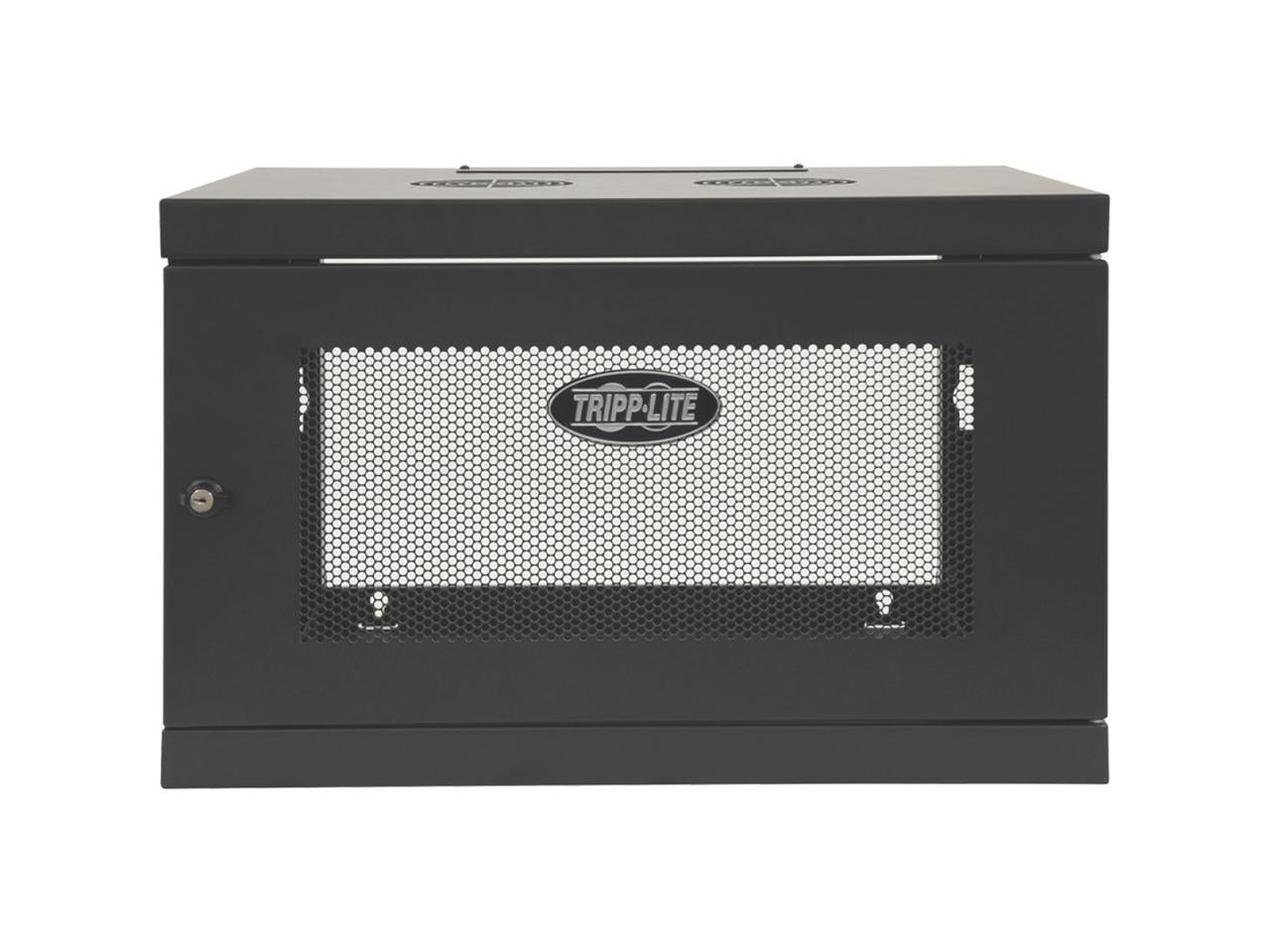 Tripp Lite 6U Wall Mount Rack Enclosure Server Cabinet, Knock Down, 16.5" Deep, Switch Depth ...