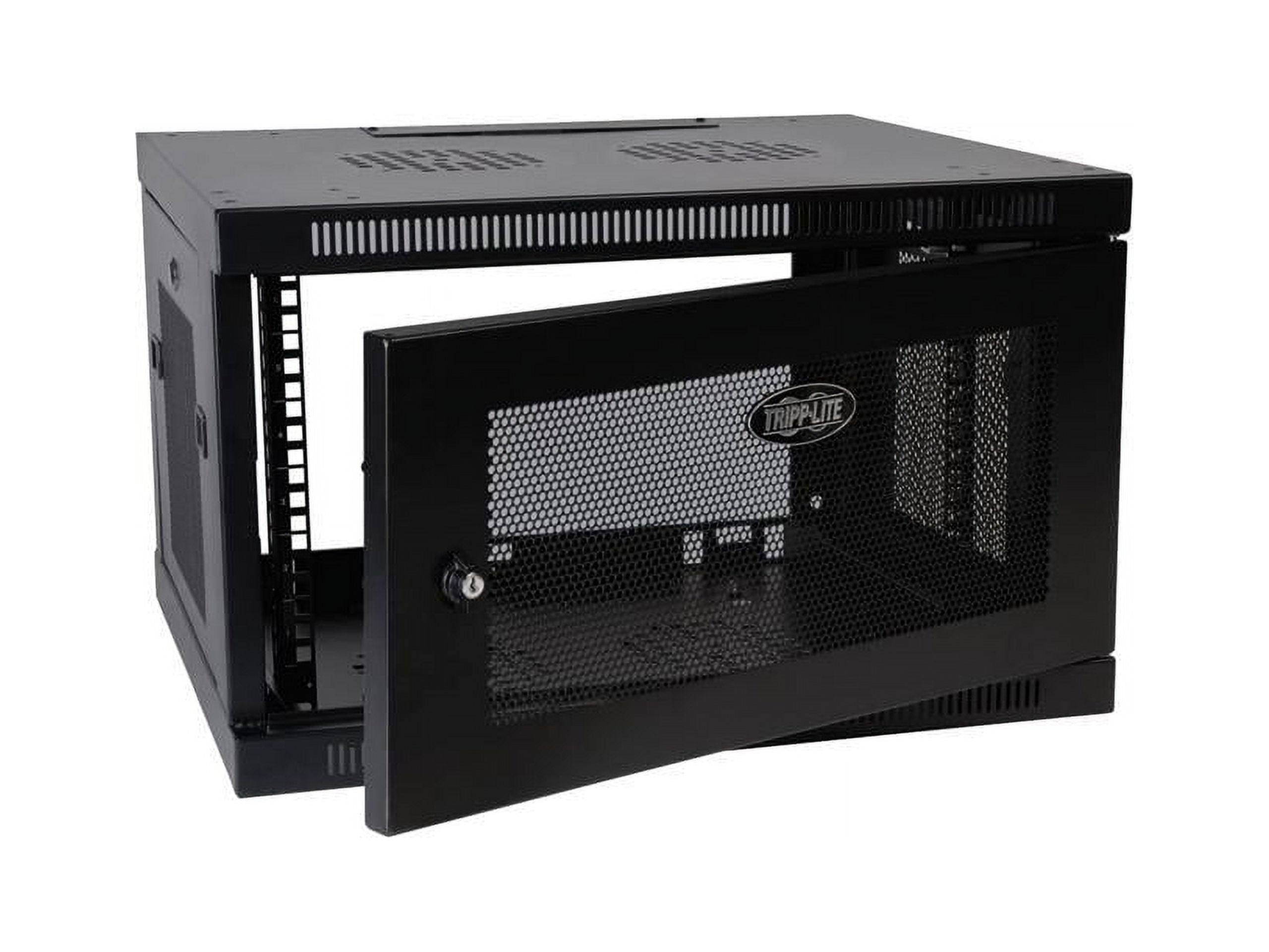 Tripp Lite 6U Wall Mount Rack Enclosure Server Cabinet Switch Depth ...