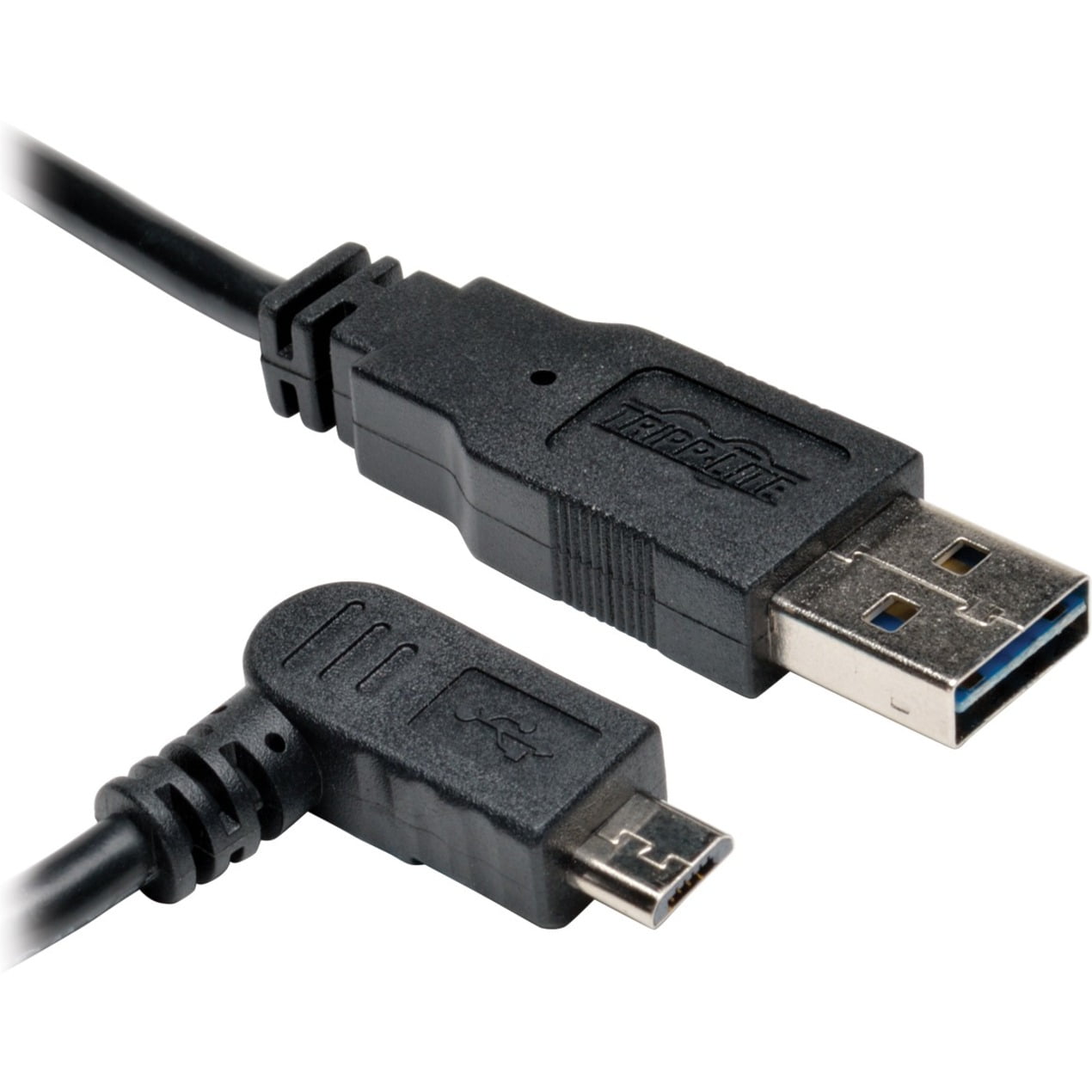 Tripp Lite 6ft USB 2.0 Hi-Speed Cable (Reversible A to Right-angle 5Pin ...