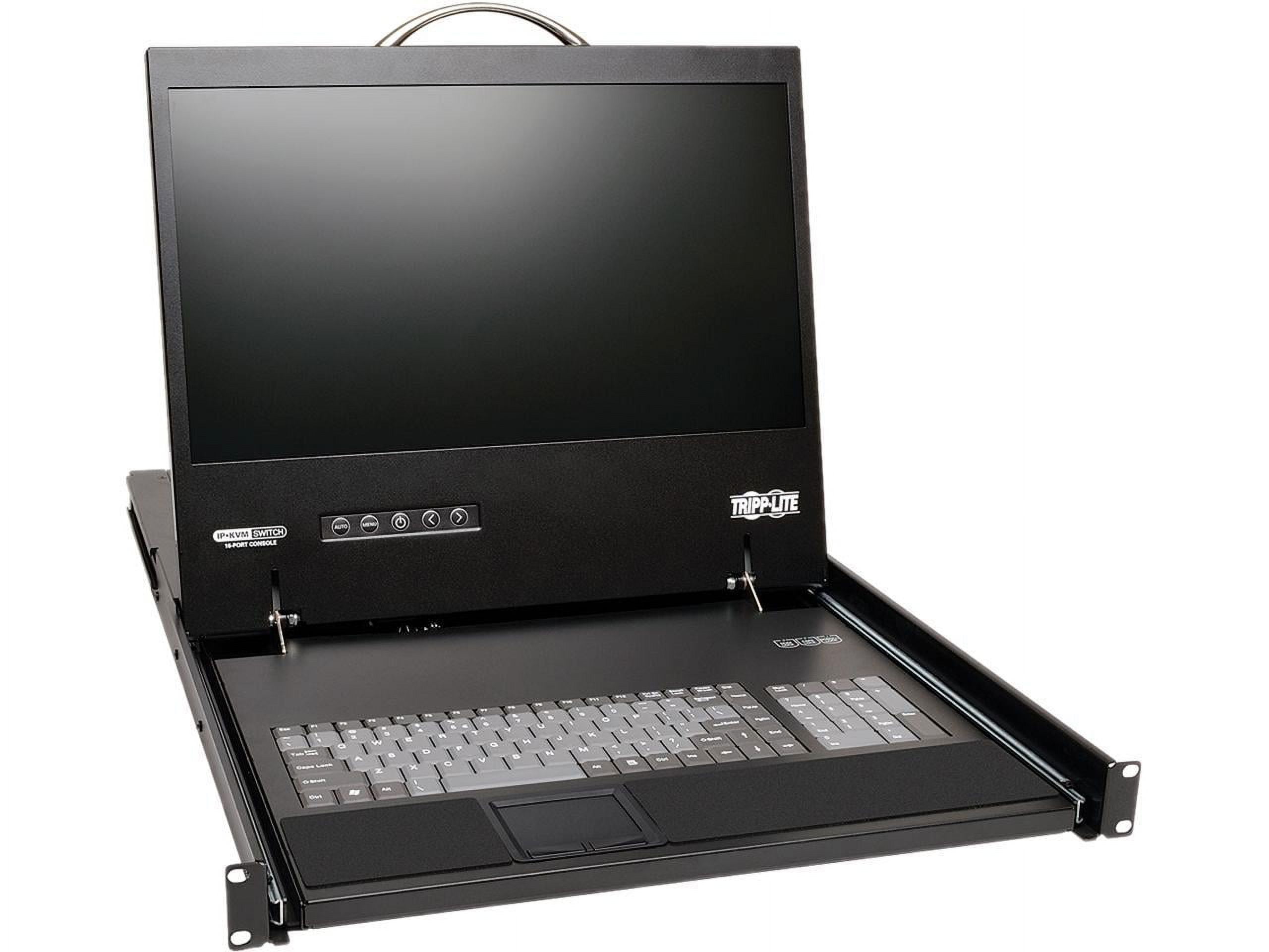 Tripp Lite 8-Port Cat5 1U Rack-Mount 1+1 User Console KVM Switch with ...