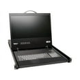 Tripp Lite 8-Port Cat5 1U Rack-Mount 1+1 User Console KVM Switch with 19-in. LCD and IP Remote ...