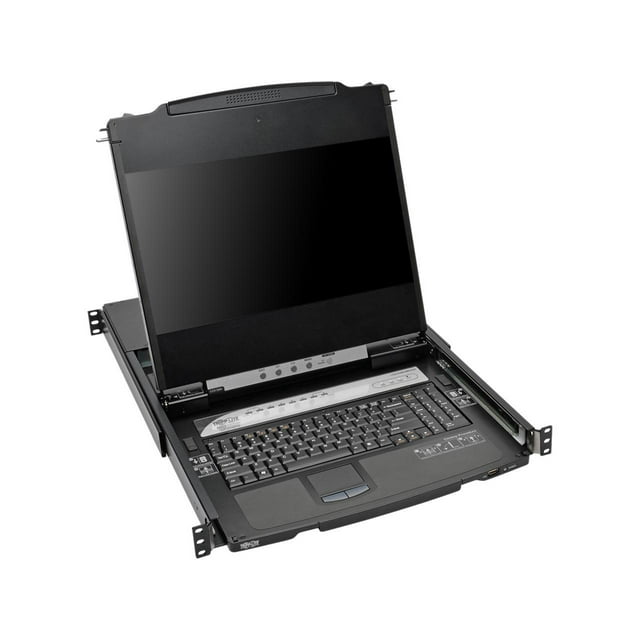 Tripp Lite 8-Port Rack-Mount Console HDMI KVM Switch with 17" LCD and ...