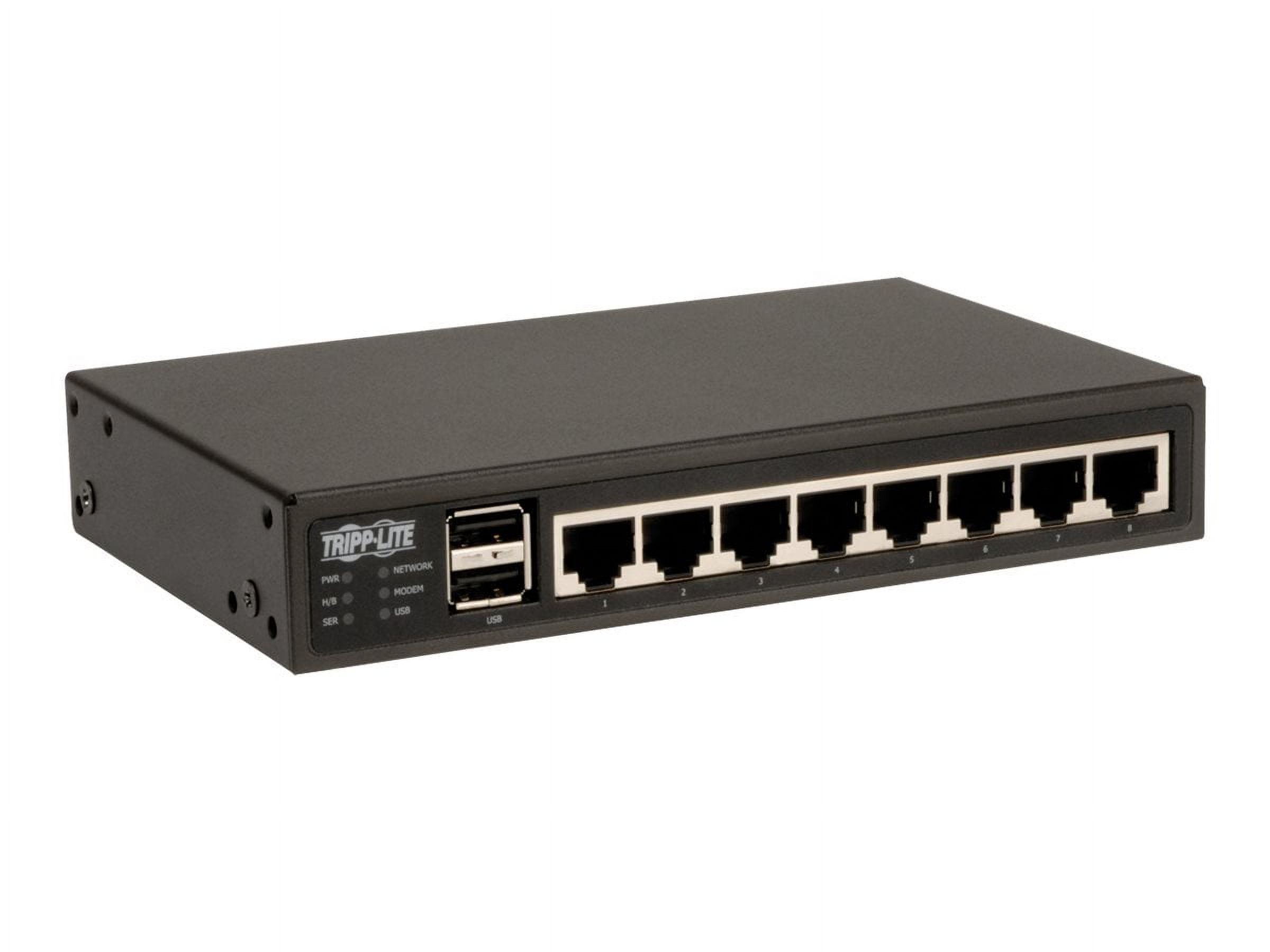 8-port Tripp Lite 8-Port Serial Console Server Terminal Server ...