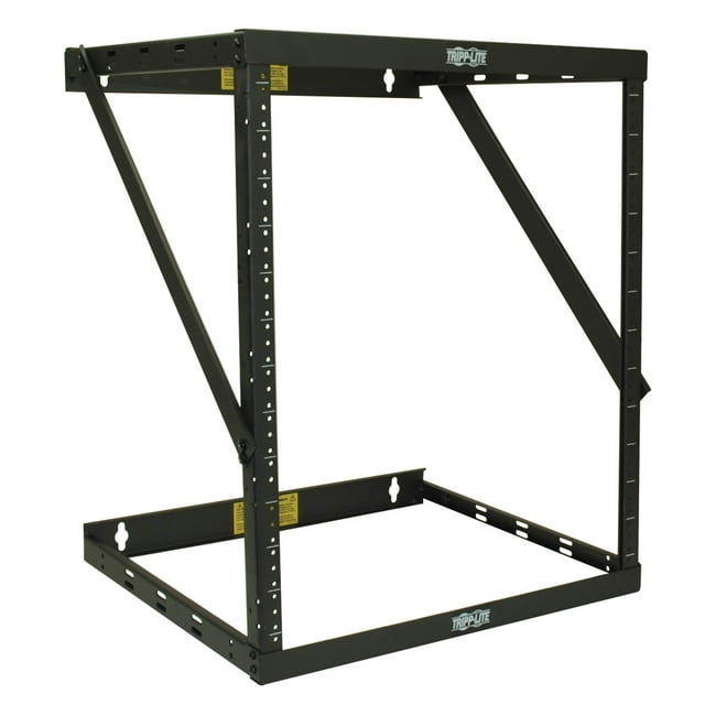 Tripp Lite 8U/12U/22U Expandable Wall-Mount 2-Post Open Frame Rack ...