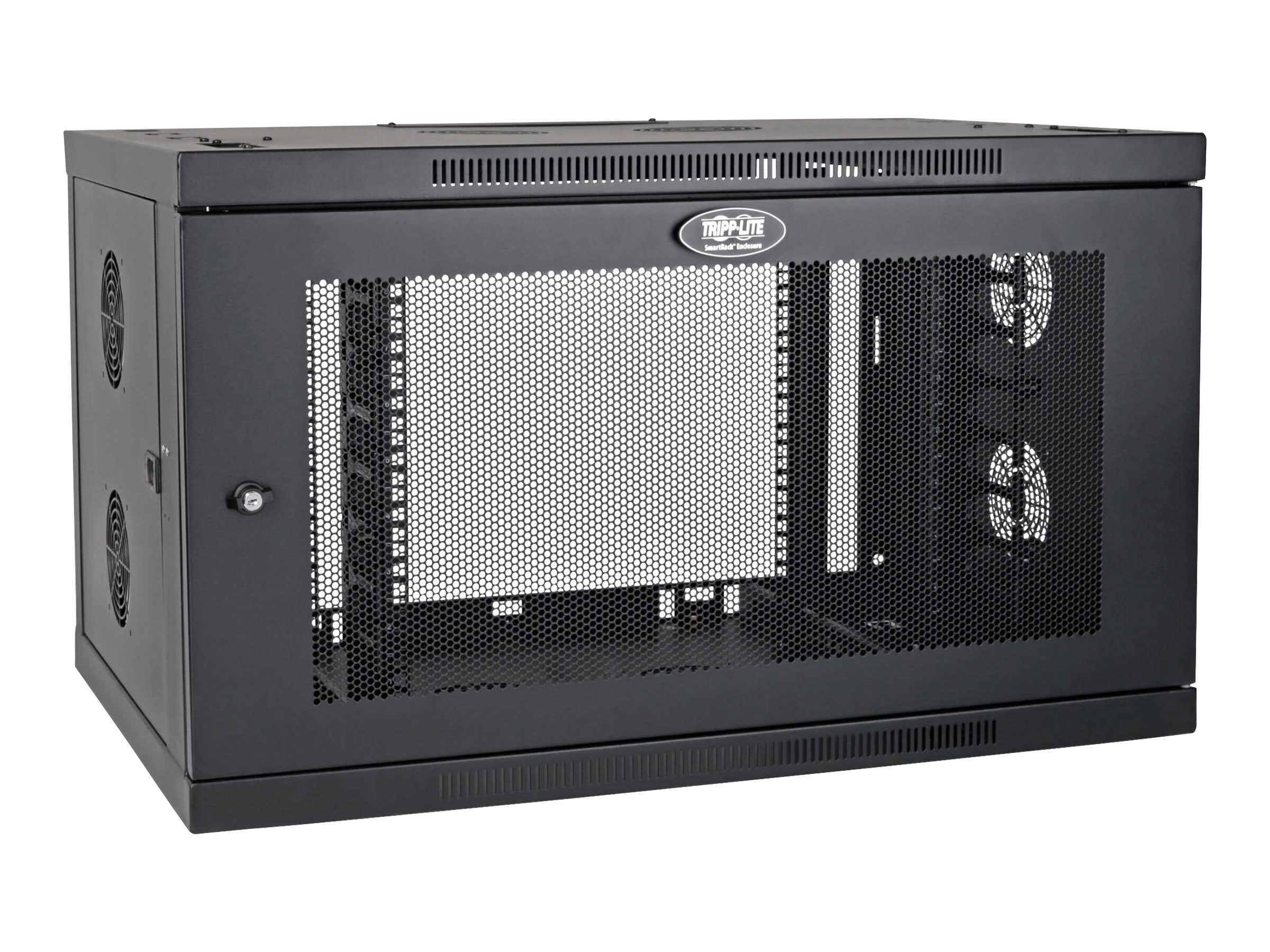 Eaton Tripp Lite Series 9U Wallmount Rack Enclosure Server Cabinet Wide ...