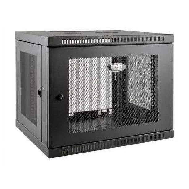 Tripp Lite 9U Wall Mount Rack Enclosure Server Cabinet Low Profile Deep ...