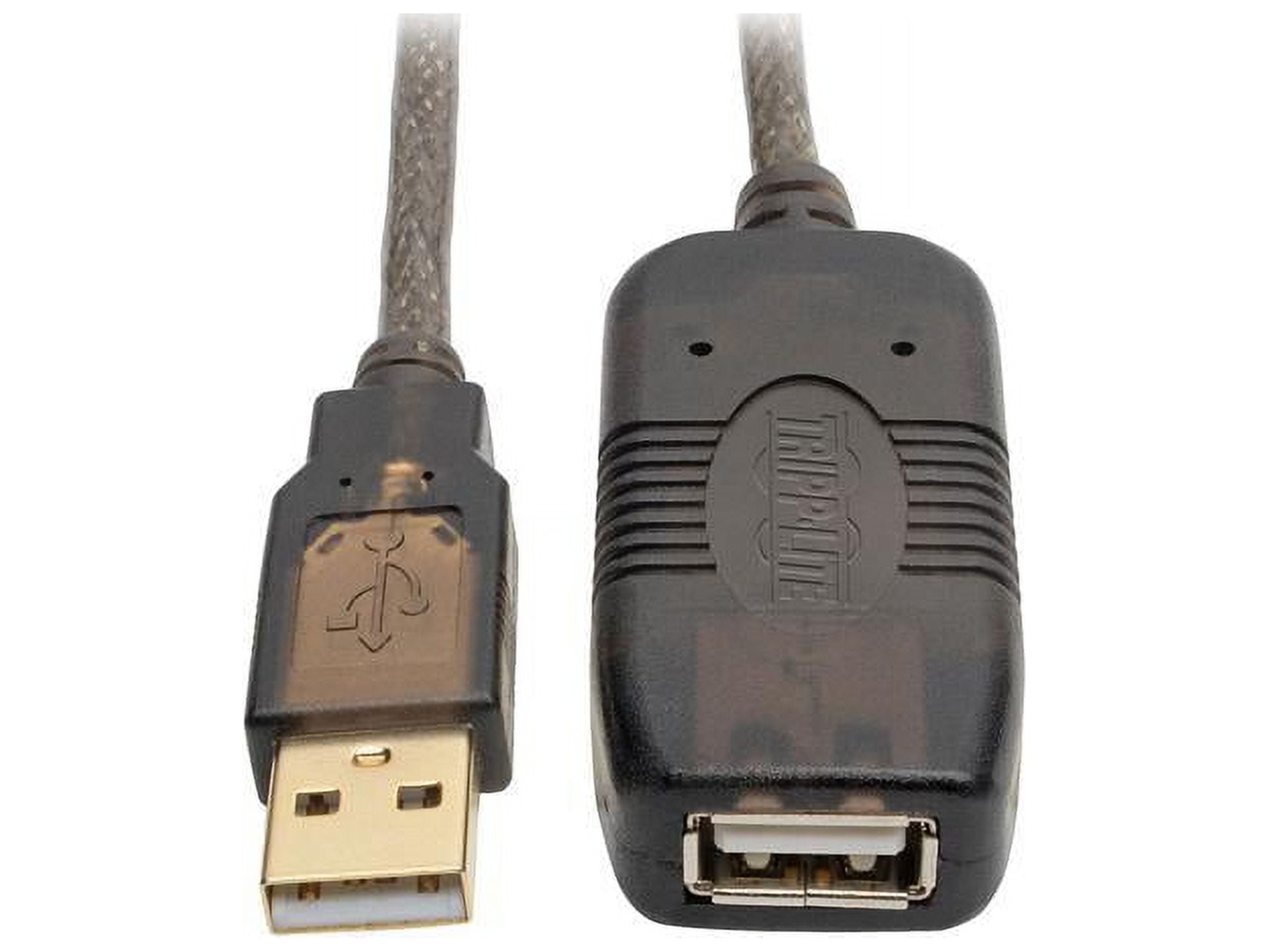 Tripp Lite Active USB 2.0 Extension Cable USB-A M/F 25ft 25' 7.6M (U026 ...