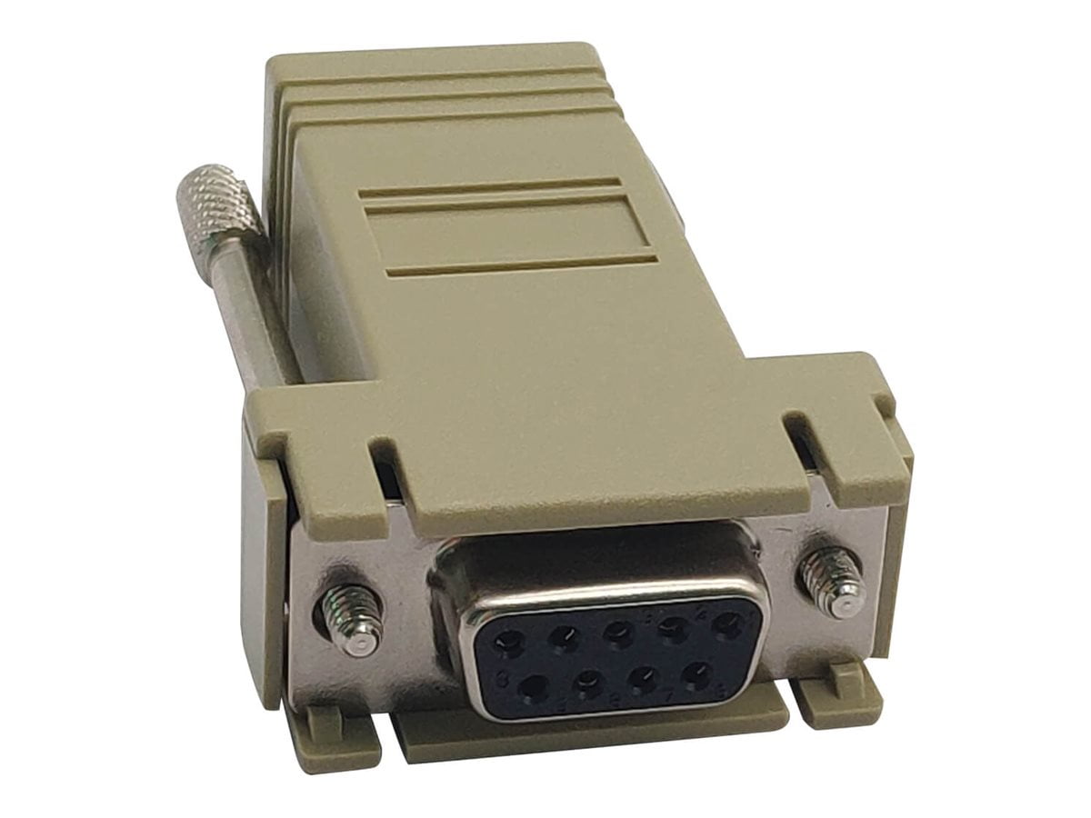 Tripp Lite Modular Serial Adapter Crossover Wiring (DB9 F to RJ45 F ...