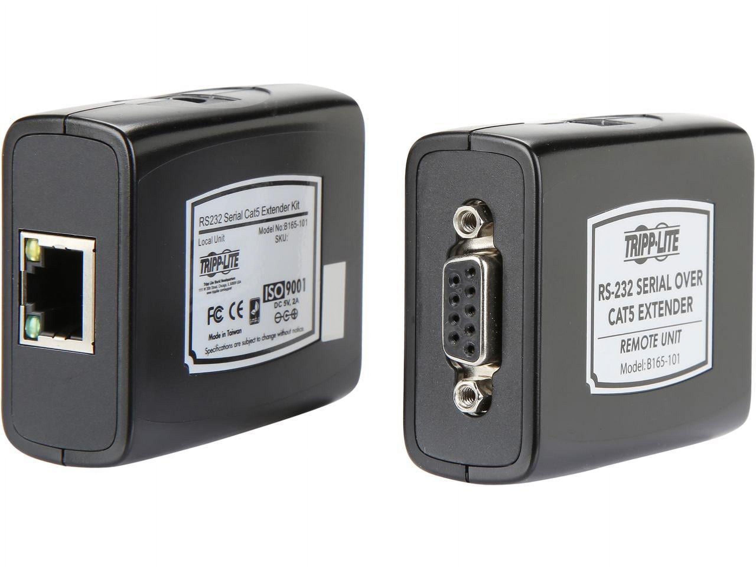 Tripp Lite RS-232 Serial Over Cat5/Cat6 Video Extender Kit Transmitter ...