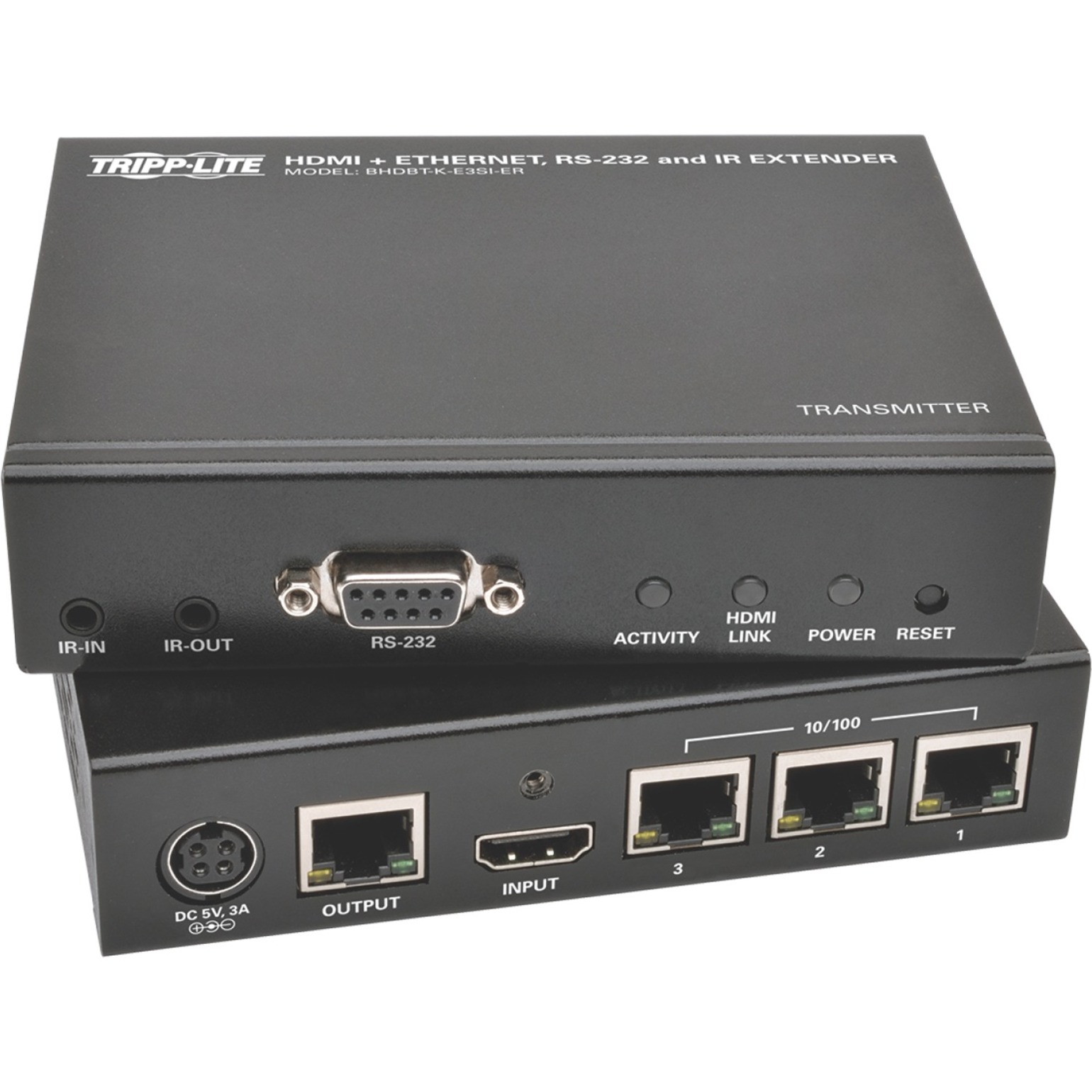 Tripp Lite BHDBT-K-E3SI-ER HDBaseT HDMI Over Cat5e Cat6 Cat6a Extender ...