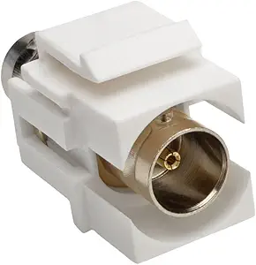 Tripp Lite BNC Keystone Panel Mount Coupler All-in-One Coaxial F/F 75 ...