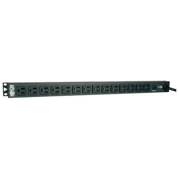 Tripp Lite Basic PDU, 15A, 14 Outlets (5-15R), 120V, 5-15P, 15 ft. Cord ...