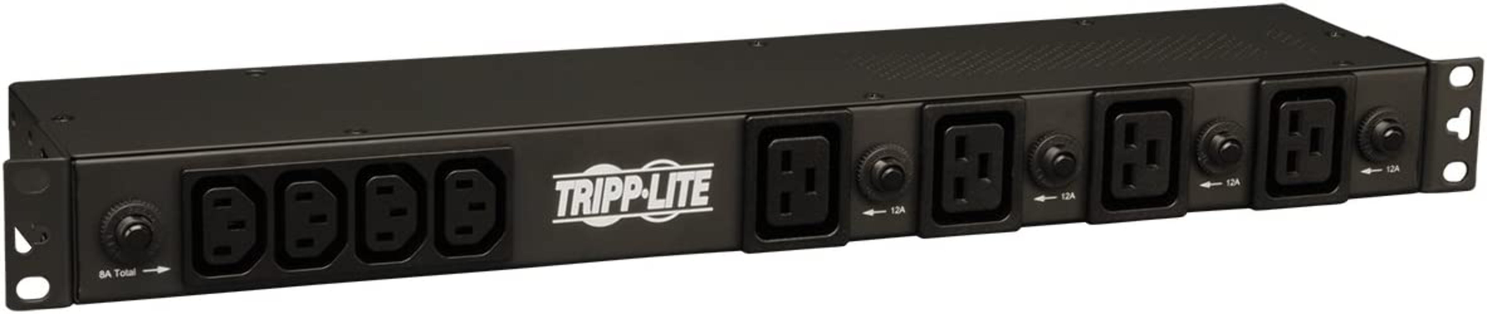 Tripp Lite Basic PDU, 30A, 20 Outlets (16 C13 4 C19), 200/208/240V, L6-30P Input, 15' Cord, 1U ...