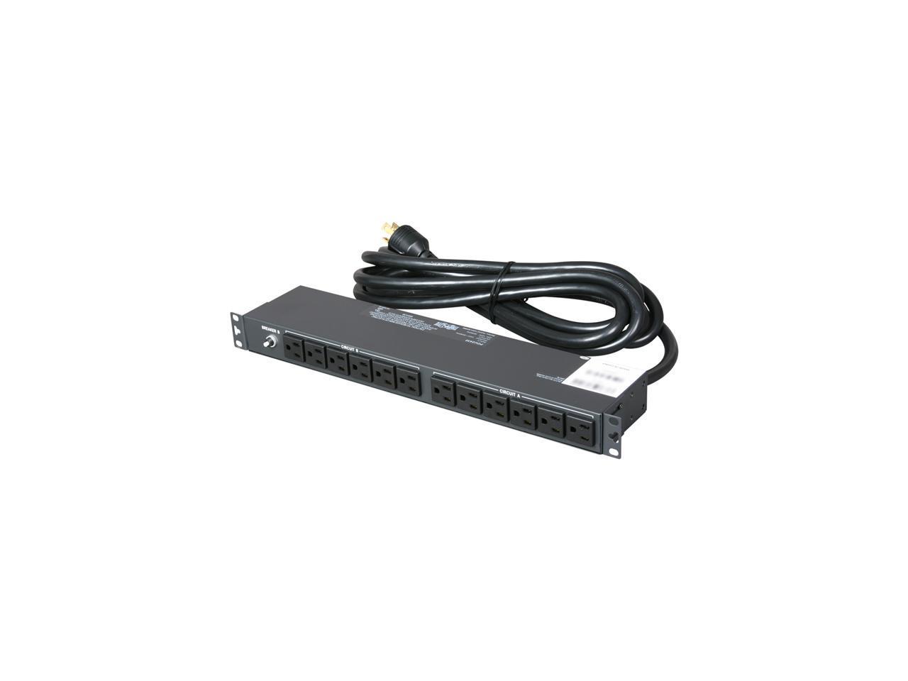 Tripp Lite Basic PDU, 30A, 24 Outlets (5-15R), 120 V, L5-30P Input, 15 ...