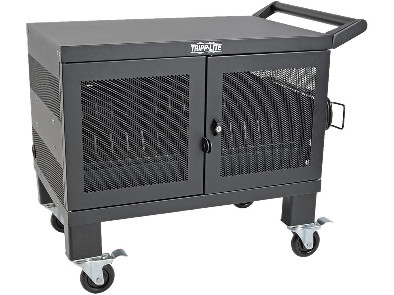 Tripp Lite CSHANDLEKIT2 Mobile Cart Conversion Kit with Handle Casters ...